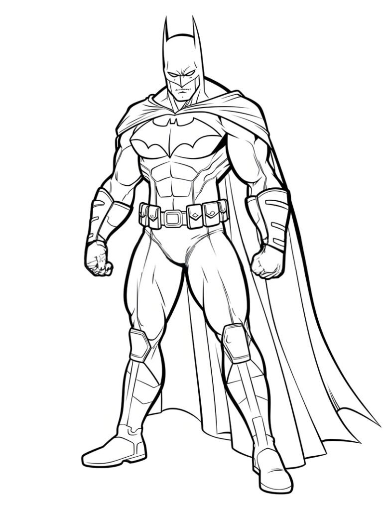 Khám phá 65+ tranh tô màu Batman cực mạnh mẽ và cá tính