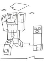 220+ tranh tô màu Minecraft đẹp ngầu dành riêng cho fan