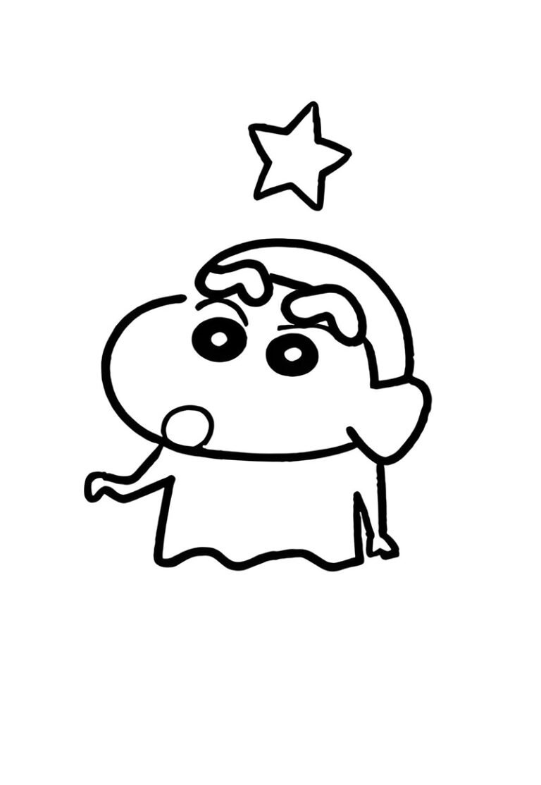 Tổng hợp 65+ tranh tô màu shin cậu bé bút chì siêu cưng