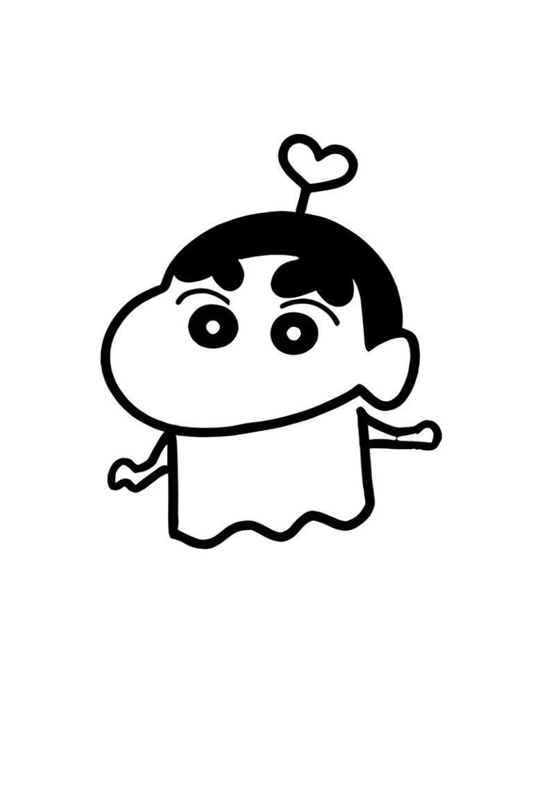 Tổng hợp 65+ tranh tô màu shin cậu bé bút chì siêu cưng