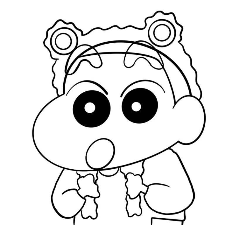 Tổng hợp 65+ tranh tô màu shin cậu bé bút chì siêu cưng